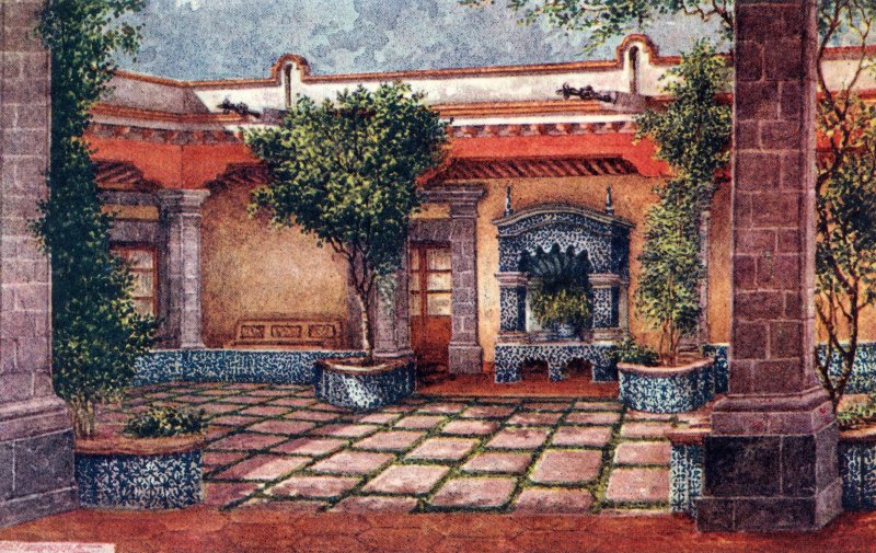 Patio De Una Casa Vieja (1861) at Gregory Klink blog