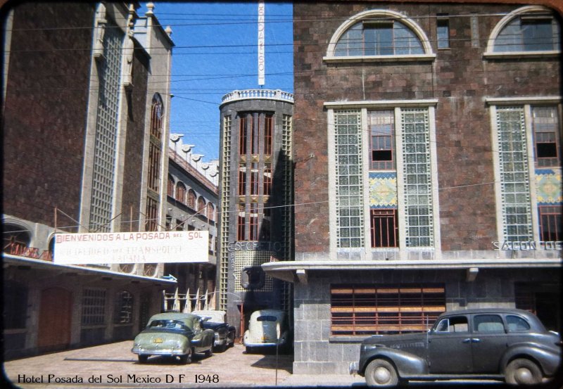 El Hotel Posada del Sol Plaza Hacia 1948 - Ciudad de México, Distrito ...